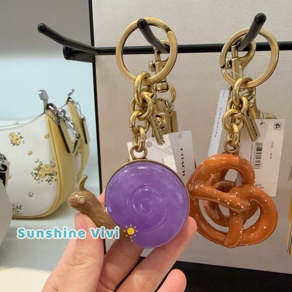 Coach | Accessories | Nwt Coach 3d Snail Bag Charm Keychain Key Fob ...